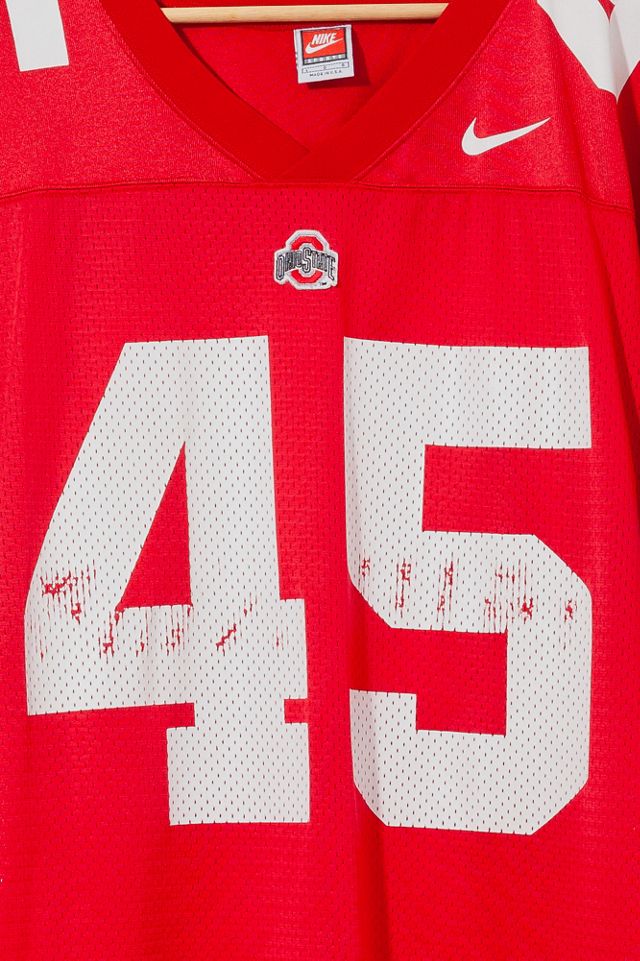 Vintage 1990s Ohio State Distressed Nike Football Jersey | Urban Outfitters