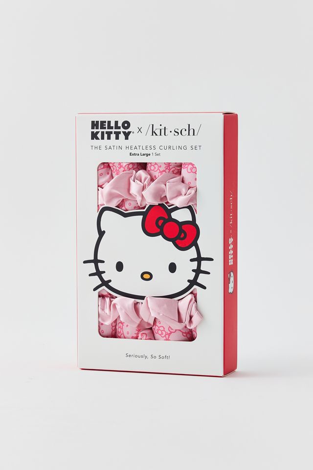 KITSCH X Sanrio Hello Kitty XL Satin Heatless Curling Set | Urban ...