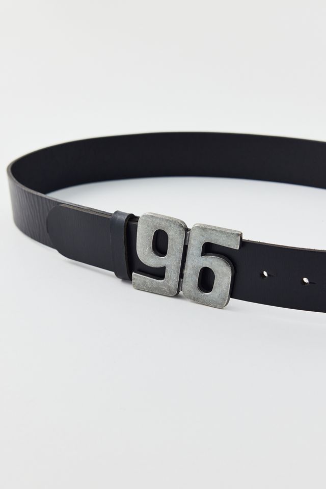 Number Moto Leather Belt | Urban Outfitters