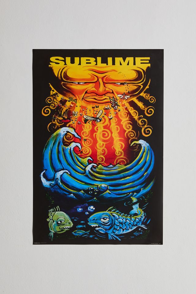 Sublime Sun & Fish Poster | Urban Outfitters Canada