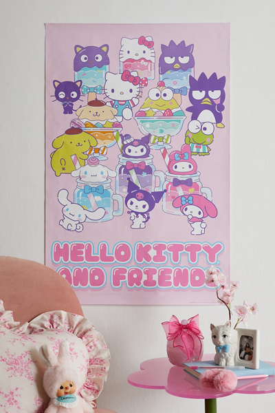 Sanrio Hello Kitty & Friends Poster | Urban Outfitters Canada