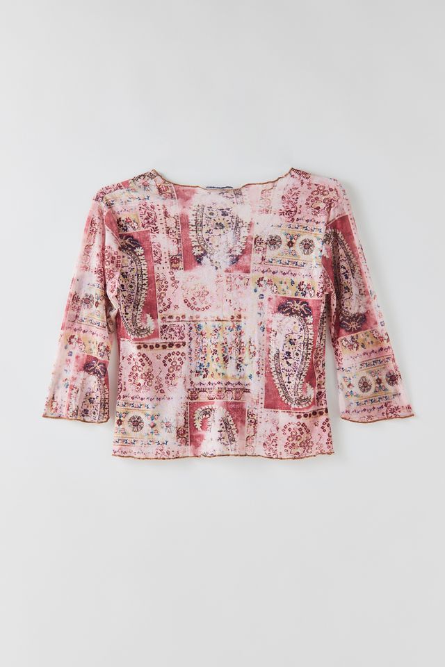 Vintage Y2K Mesh Top | Urban Outfitters