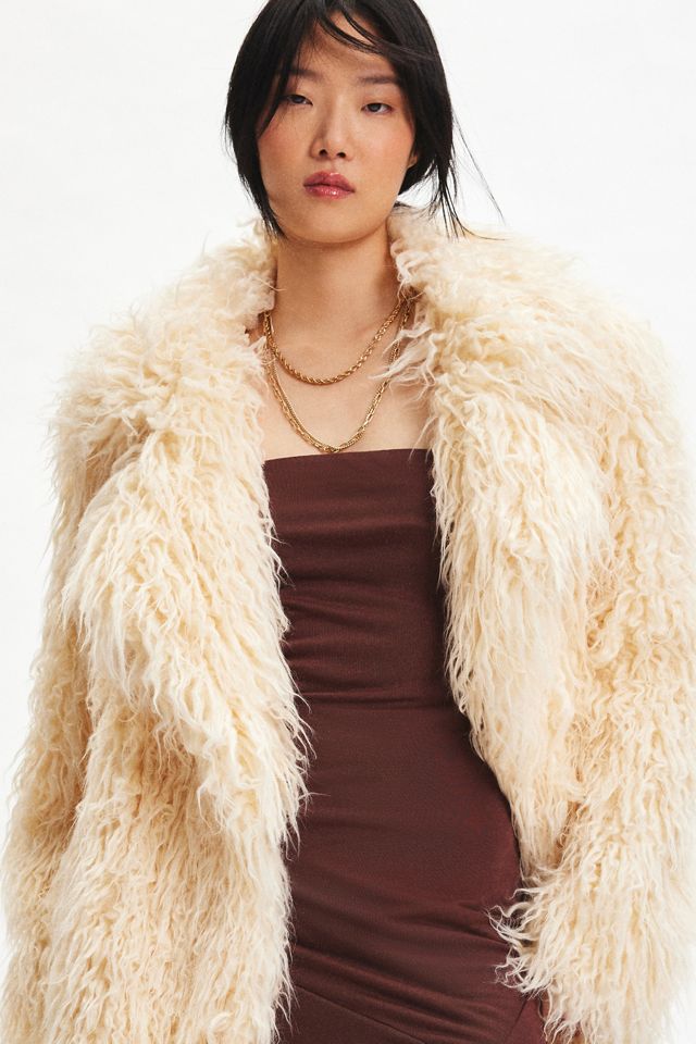 Kimchi Blue Connor Faux Fur Longline Coat | Urban Outfitters Kimchi Blue Connor Faux Fur Longline Coat | Urban Outfitters