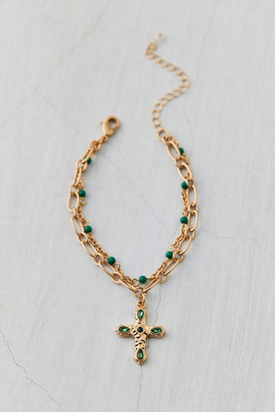 Eden Cross Chain Bracelet | Urban Outfitters