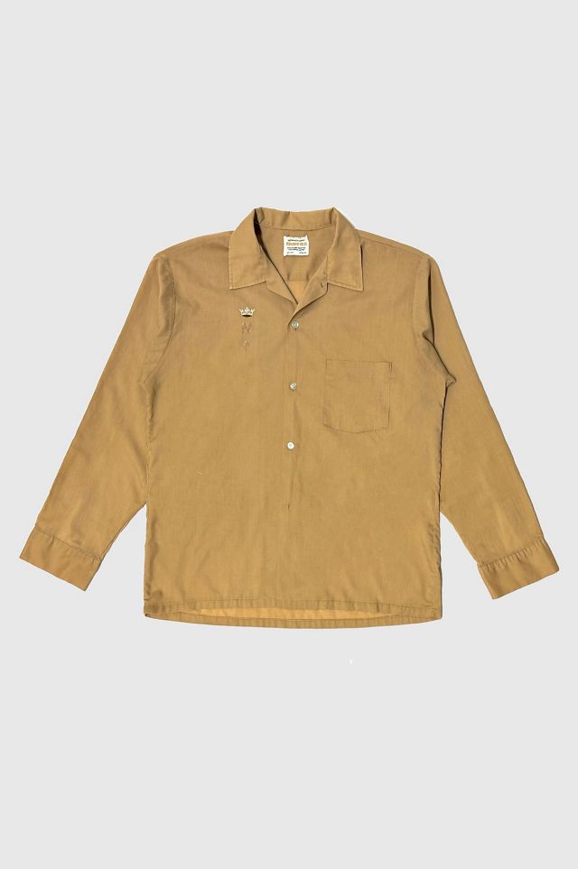 Vintage 1960’s Crown Embroidered Selvedge Loop Collar Shirt | Urban ...