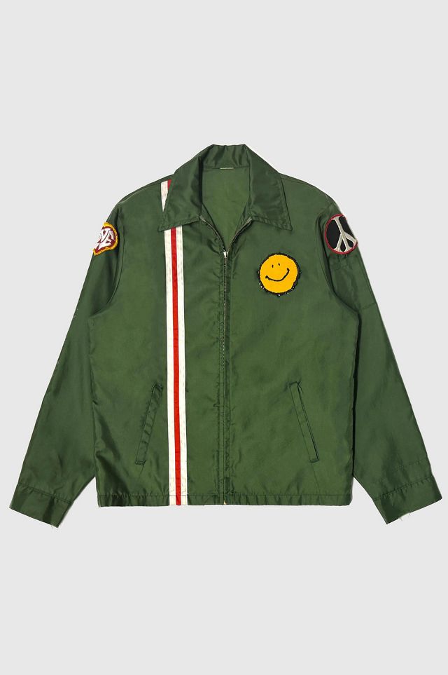 Vintage 1960’s Peace, Love & Happiness Racing Jacket | Urban Outfitters