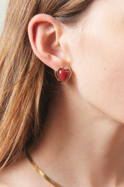 Red Heart Earring | Urban Outfitters