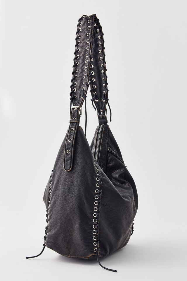 Silence + Noise Laced Hobo Bag | Urban Outfitters