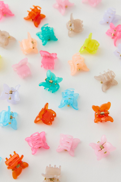 Mini Butterfly Hair Clips 40-Piece Set | Urban Outfitters