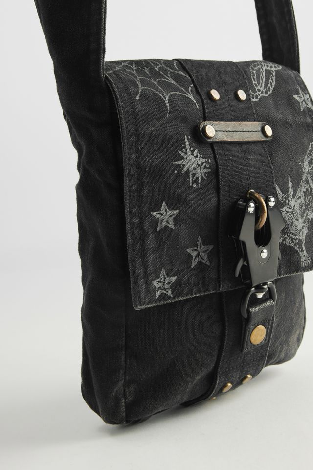 Goth Canvas Sling Bag | Urban Outfitters