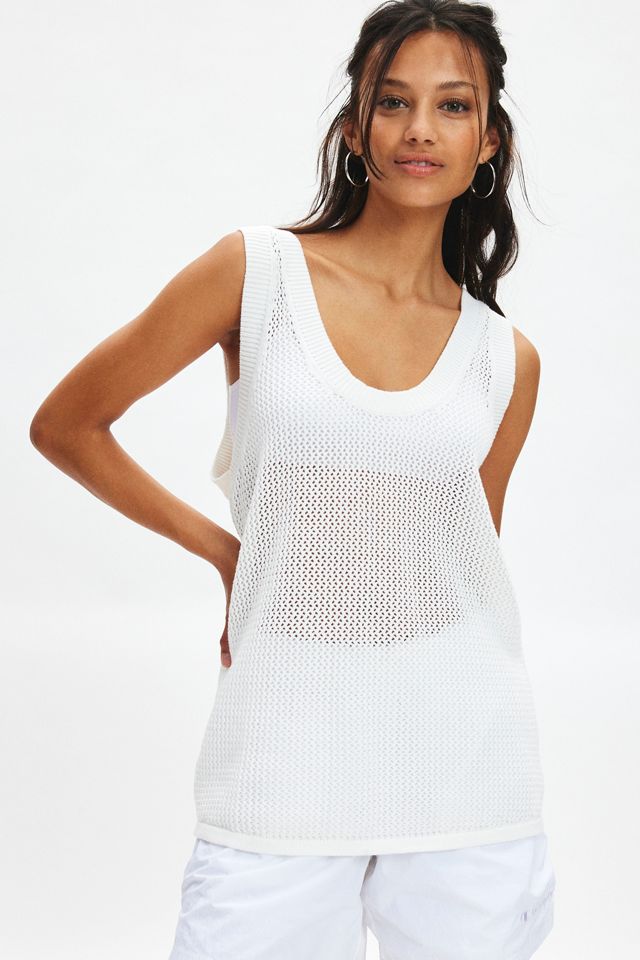 THE UPSIDE Fenway Wales Knit Tank Top | Urban Outfitters