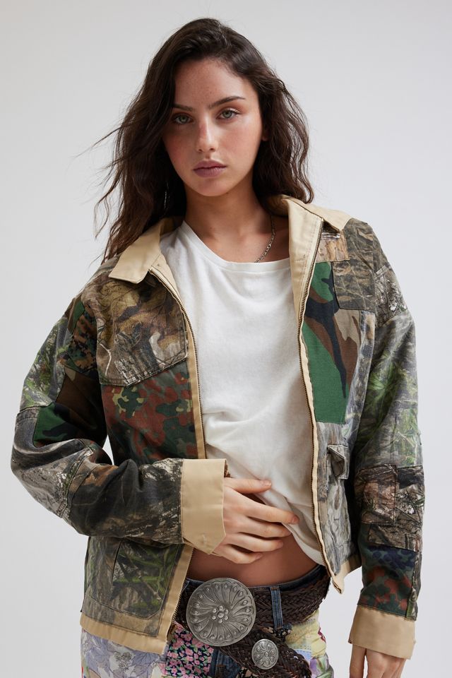 Urban Renewal Remade Patchwork Camo Jacket | Urban Outfitters