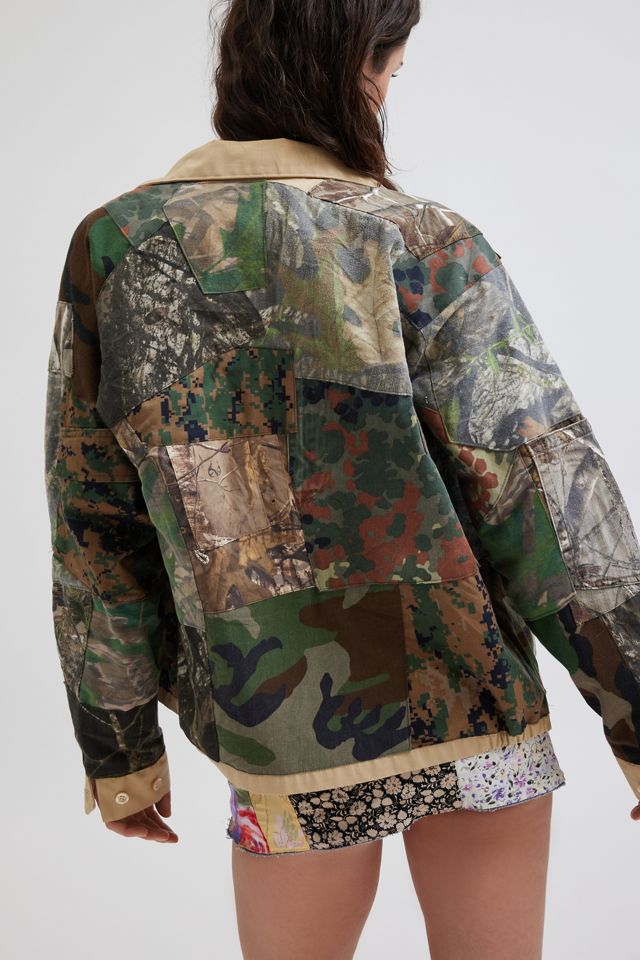 Urban Renewal Remade Patchwork Camo Jacket | Urban Outfitters