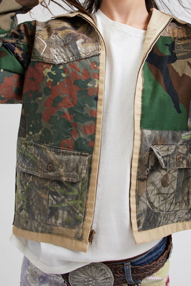 Urban Renewal Remade Patchwork Camo Jacket | Urban Outfitters