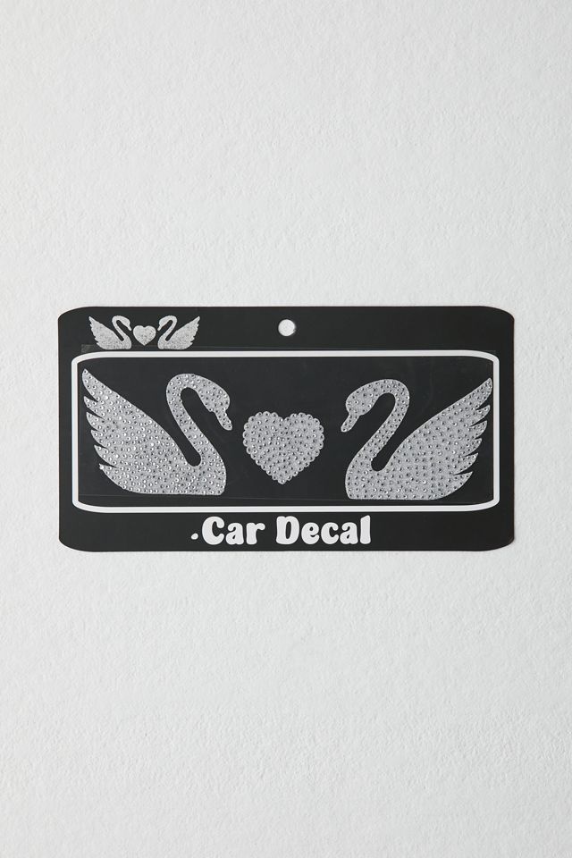 Swan Gem Car Decal Set | Urban Outfitters