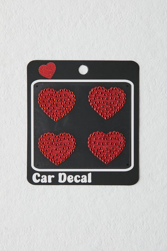 Heart Gem Car Decal Set | Urban Outfitters Canada