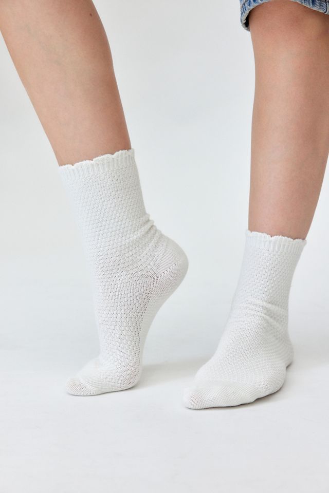 Lightweight Waffle Slouch Sock | Urban Outfitters