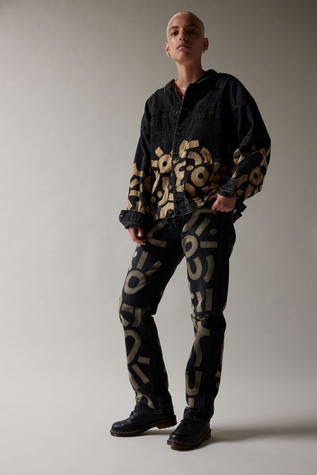 Inperfect Denim X Urban Renewal Bleach Dye Pattern Jean | Urban Outfitters