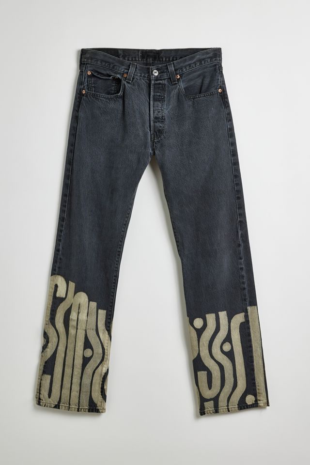 Inperfect Denim X Urban Renewal Bleach Dye Pattern Hem Jean | Urban ...