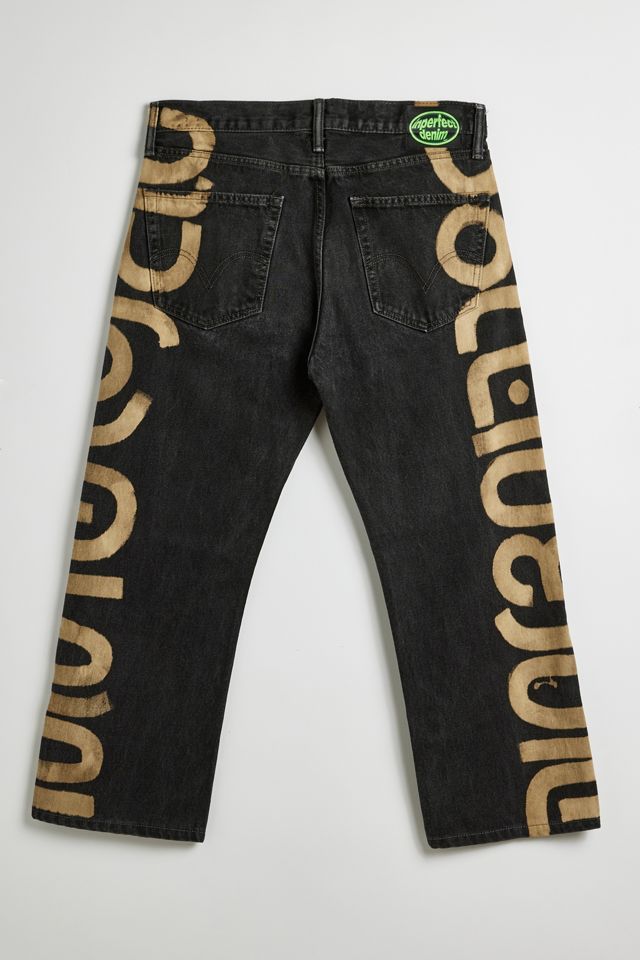 Inperfect Denim X Urban Renewal Bleach Dye Side Pattern Jean | Urban ...
