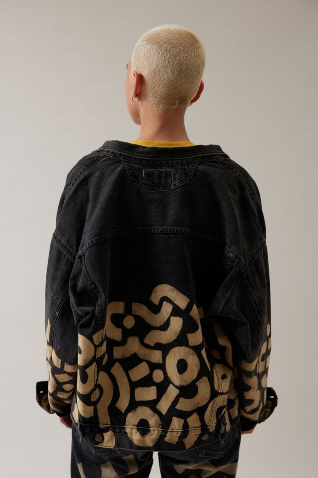 Inperfect Denim X Urban Renewal Bleach Dye Pattern Jacket | Urban ...