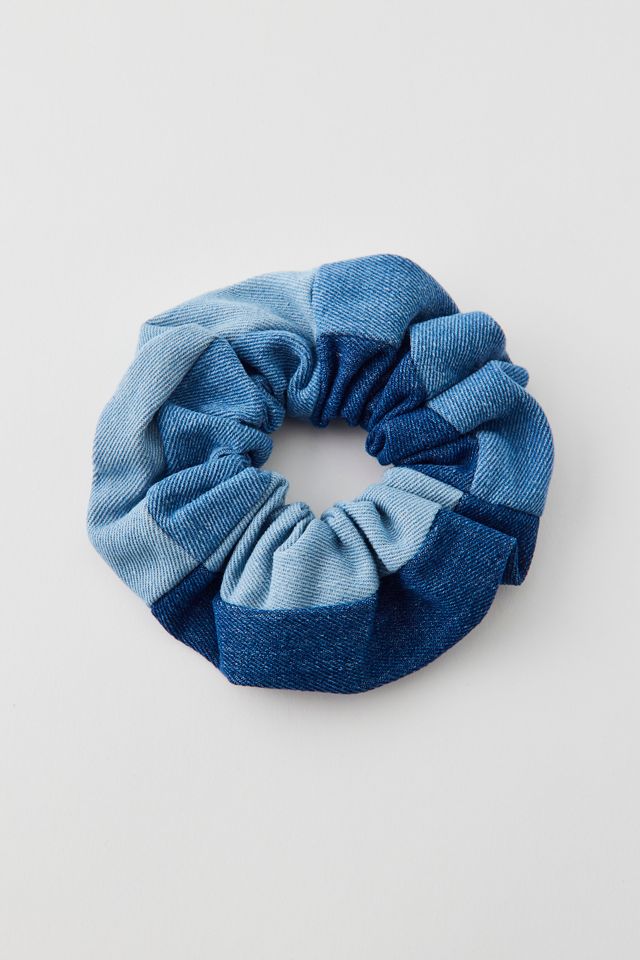 Patchwork Denim Scrunchie | Urban Outfitters