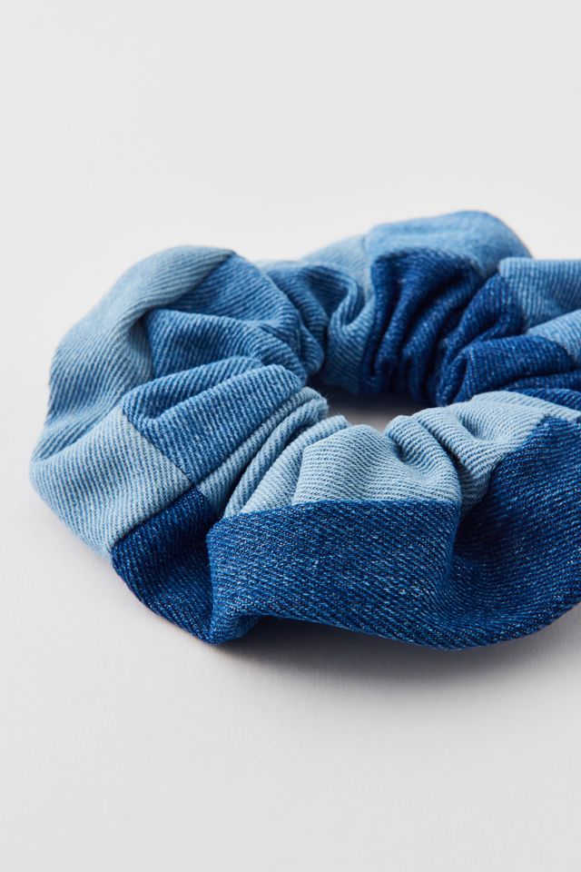 Patchwork Denim Scrunchie | Urban Outfitters