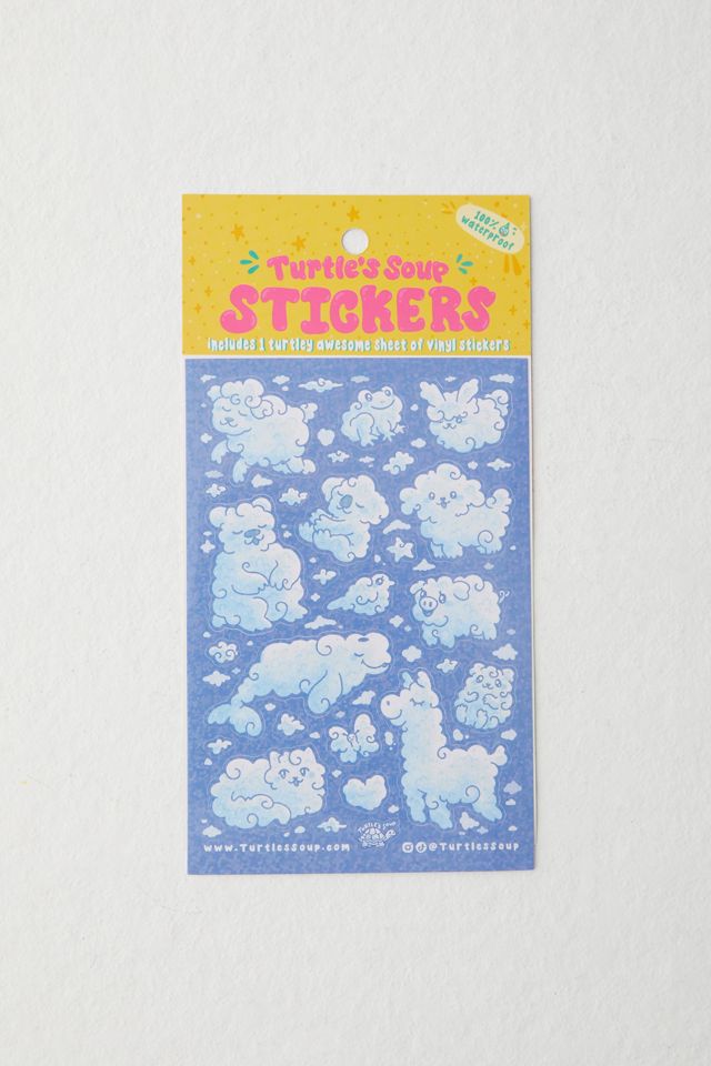 Turtle’s Soup Icon Glitter Sticker Sheet | Urban Outfitters