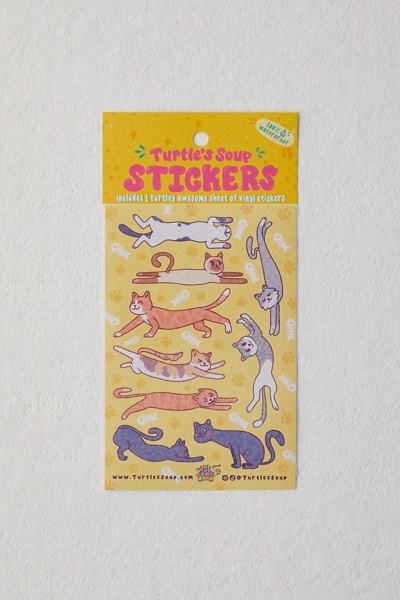 Turtle’s Soup Icon Glitter Sticker Sheet | Urban Outfitters Canada