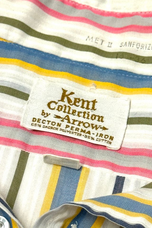 Vintage 1970’s Kent Union Striped Shirt | Urban Outfitters