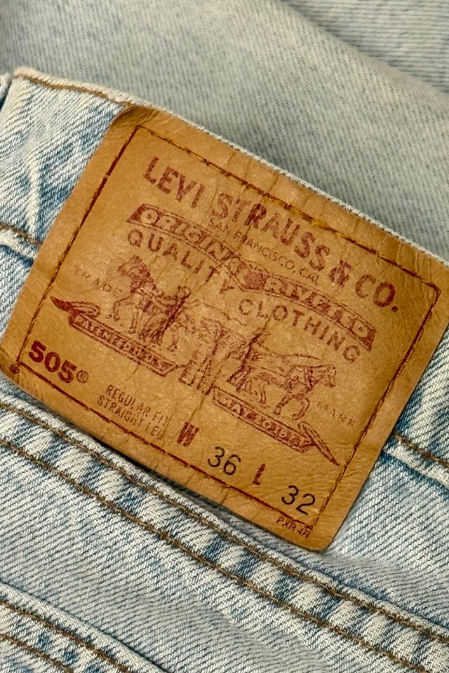 Vintage 1990’s Levi’s 505 Light Wash Denim Jeans | Urban Outfitters