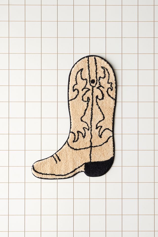Cowboy Boot Bath Mat | Urban Outfitters Canada