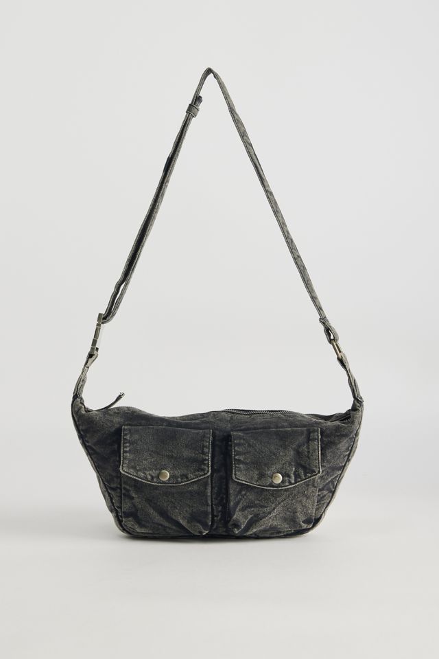 Multi-Pocket Denim Sling Bag | Urban Outfitters