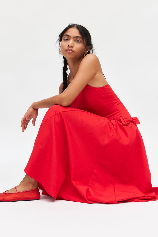 Sister Jane Minnie Bow Cami Midi Dress | Urban Outfitters