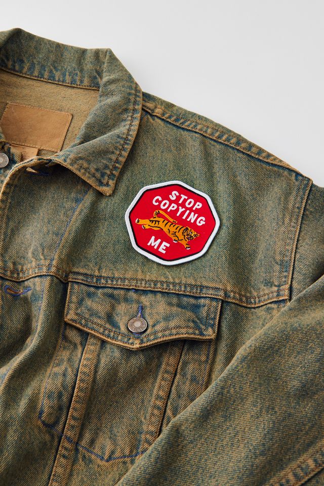Oxford Pennant Stop Copying Me Embroidered Patch | Urban Outfitters Canada