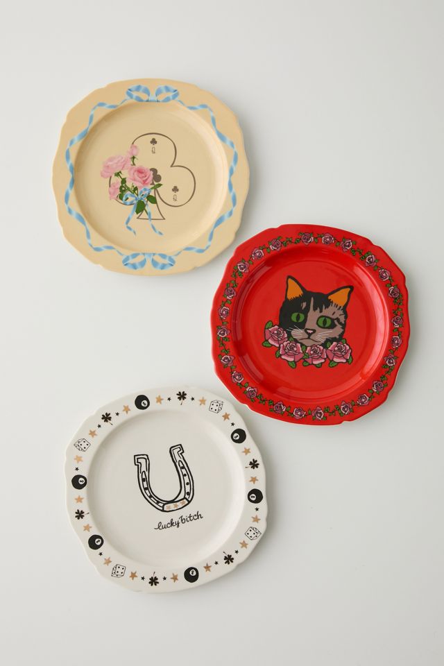 UO Family Of Prints Decal Dinner Plate | Urban Outfitters