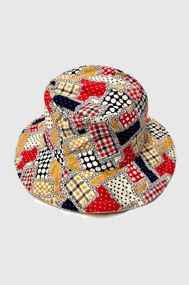 Vintage 1970’s Patchwork Print Bucket Hat | Urban Outfitters