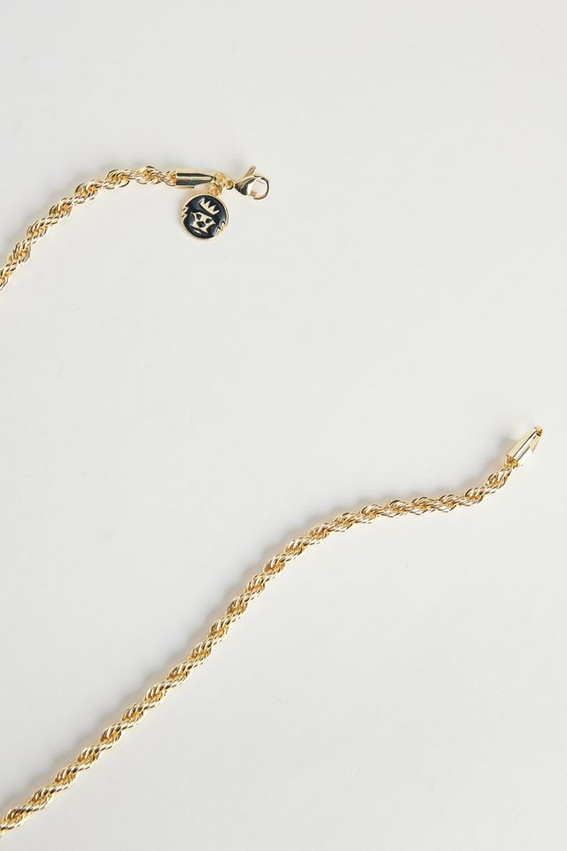 King Ice 5mm 14K Gold Rope Chain Necklace | Urban Outfitters