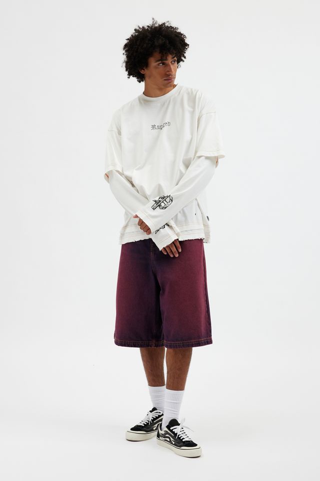 The Ragged Priest Desolate Logo Graphic Layered Long Sleeve Tee | Urban ...