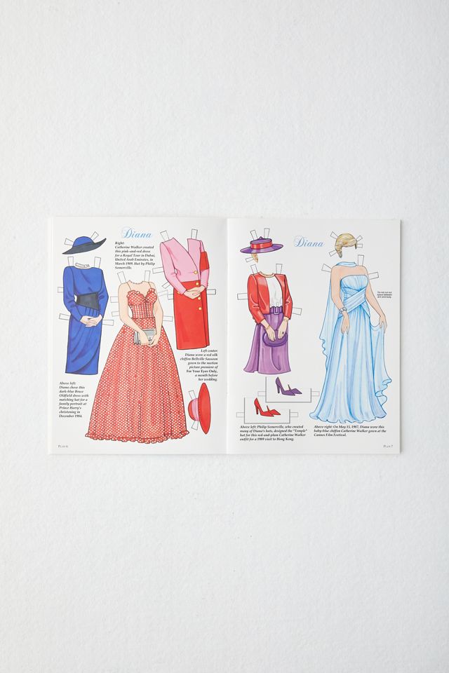 Iconic Fashions Of Princess Diana Paper Dolls By Eileen Rudisill Miller ...
