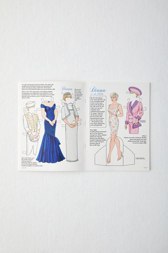 Iconic Fashions Of Princess Diana Paper Dolls By Eileen Rudisill Miller ...