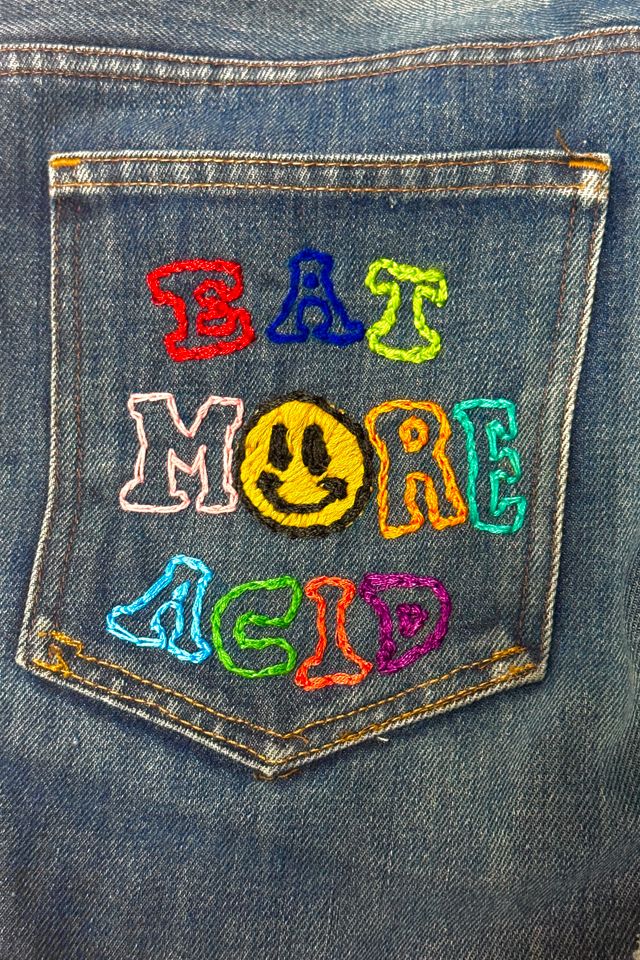 Vintage 1960’s Plain Pockets Western Boot Cut Denim Jeans | Urban ...