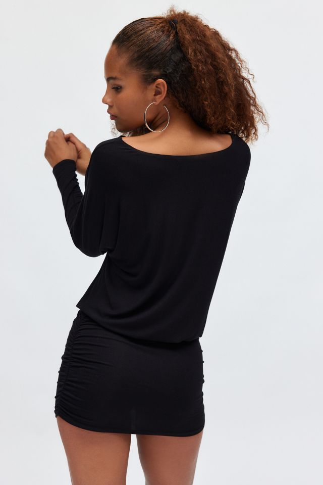 Silence Noise Destin Dolman Mini Dress Urban Outfitters