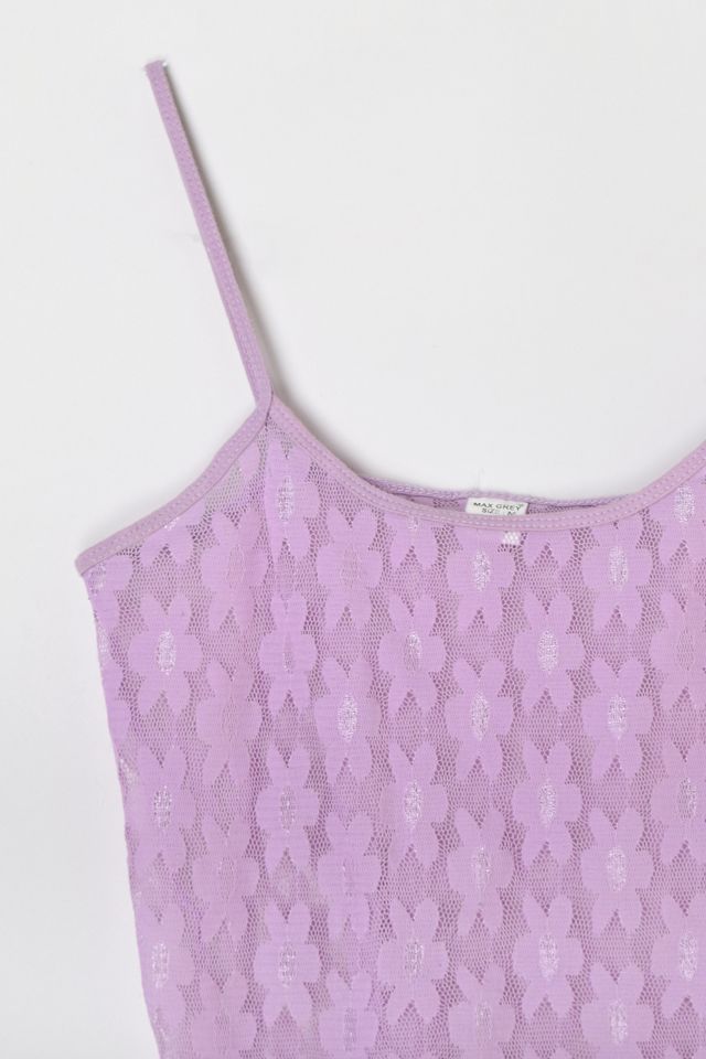 Vintage Y2k Lilac Lacy Cami Top | Urban Outfitters