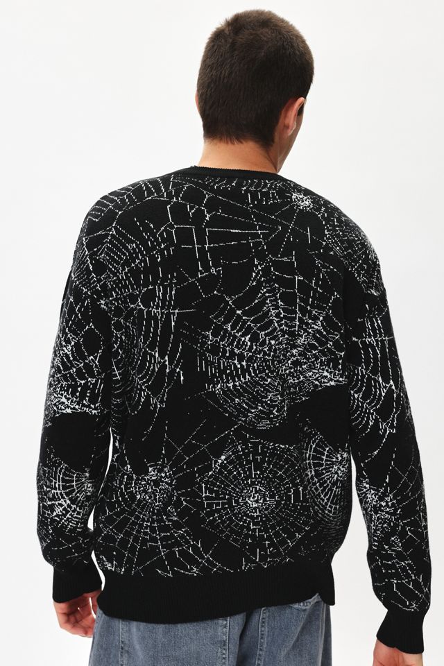 UO Spiderweb Crew Neck Sweater | Urban Outfitters