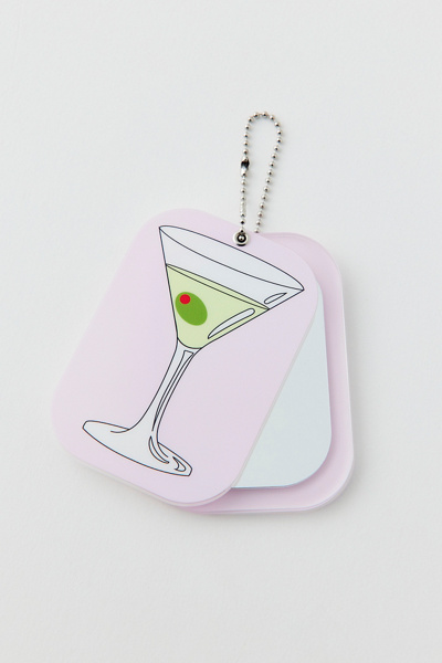 A Shop Of Things Martini Mirror Keychain | Urban Outfitters