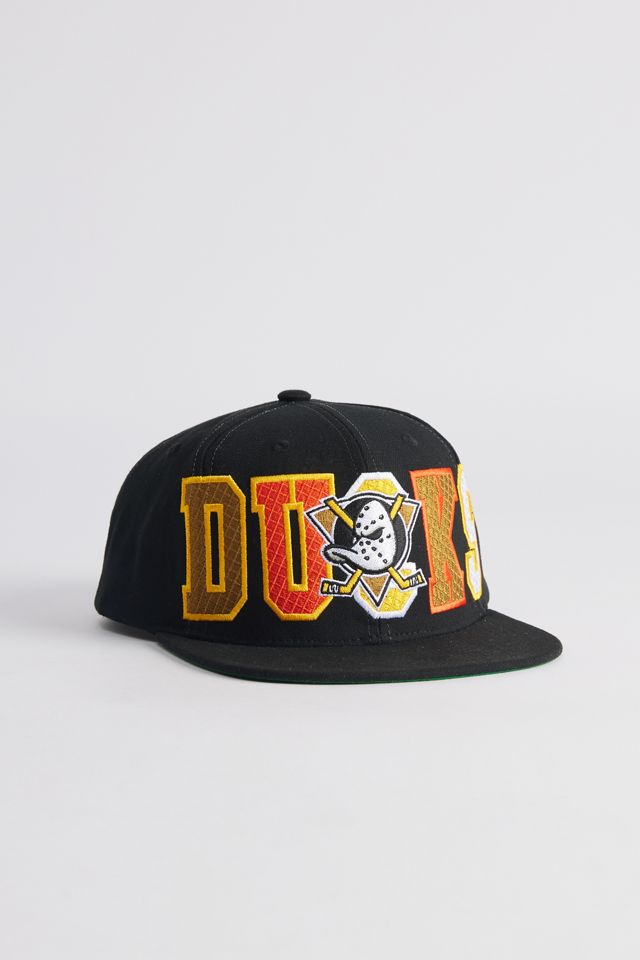 Mitchell & Ness Anaheim Ducks Varsity Bust Snapback Hat | Urban Outfitters Mitchell & Ness Anaheim Ducks Varsity Bust Snapback Hat | Urban Outfitters
