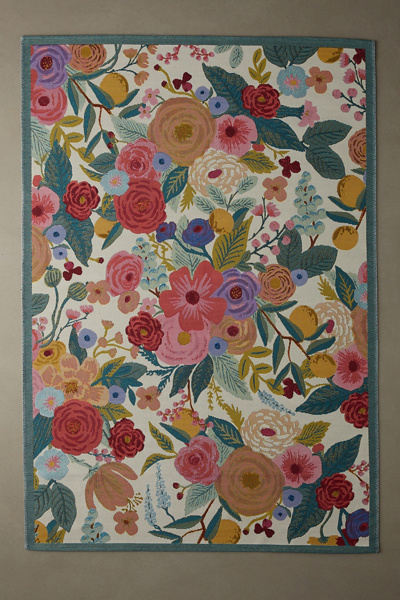 Rifle Paper Co. X Loloi Garden Performance Rug | Urban Outfitters