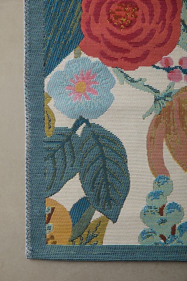 Rifle Paper Co. X Loloi Garden Performance Rug | Urban Outfitters