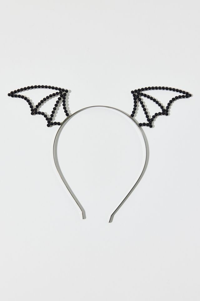 Rhinestone Bat Wing Headband | Urban Outfitters